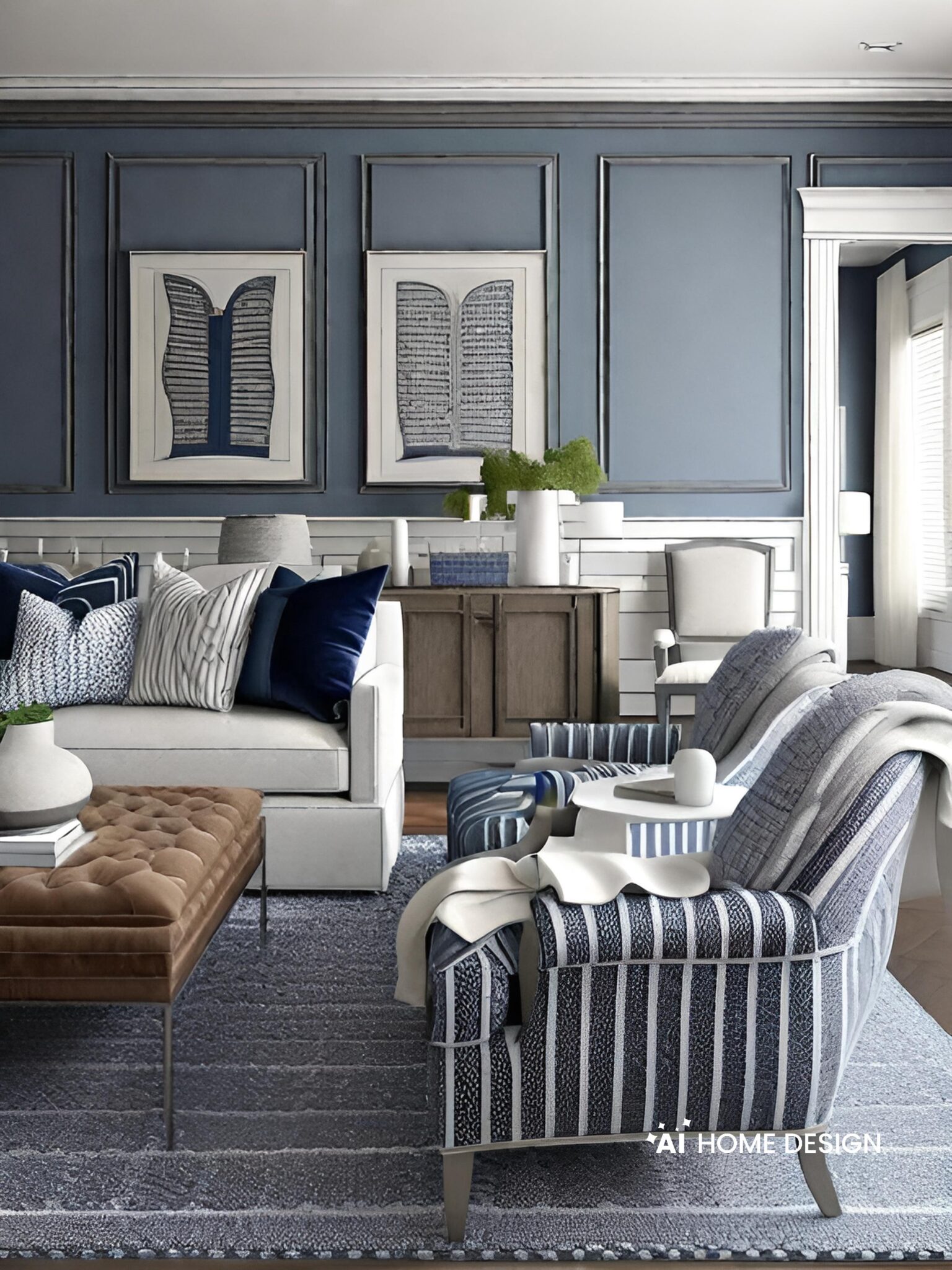 Soothing Color Combos | Blue & Gray Combination
