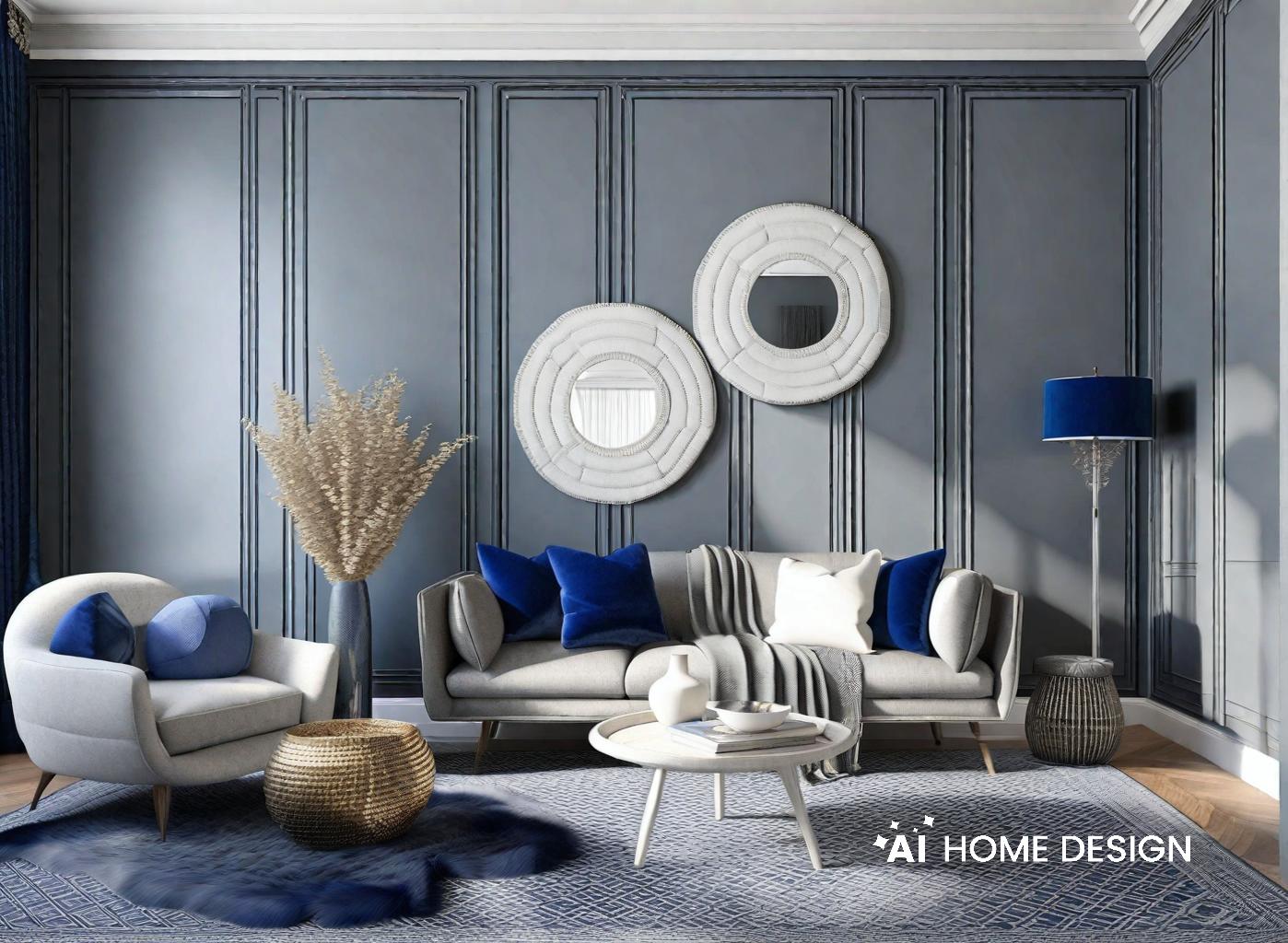 Soothing Color Combos | Blue & Gray Combination