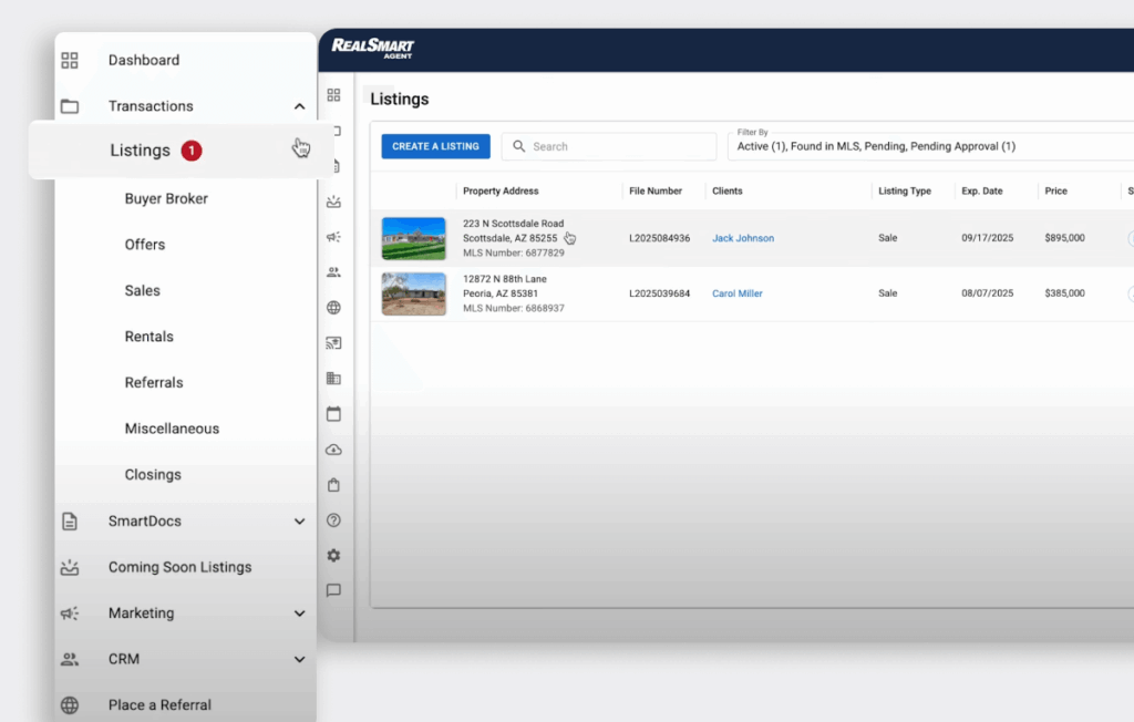 Utilize AI HomeDesign within RealSmart Agent Dashboard
